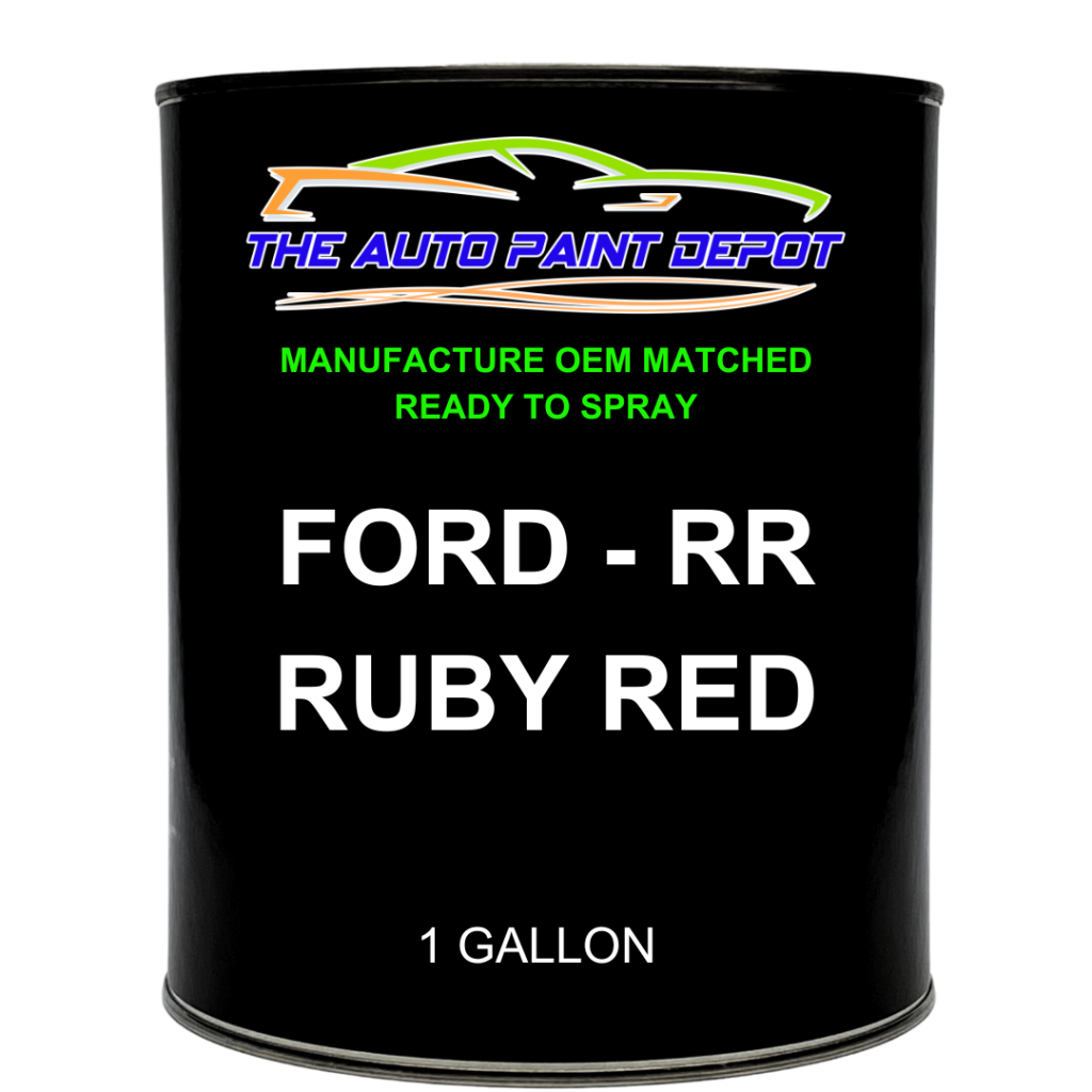 FORD RUBY RED RR GALLON - The Auto Paint Depot